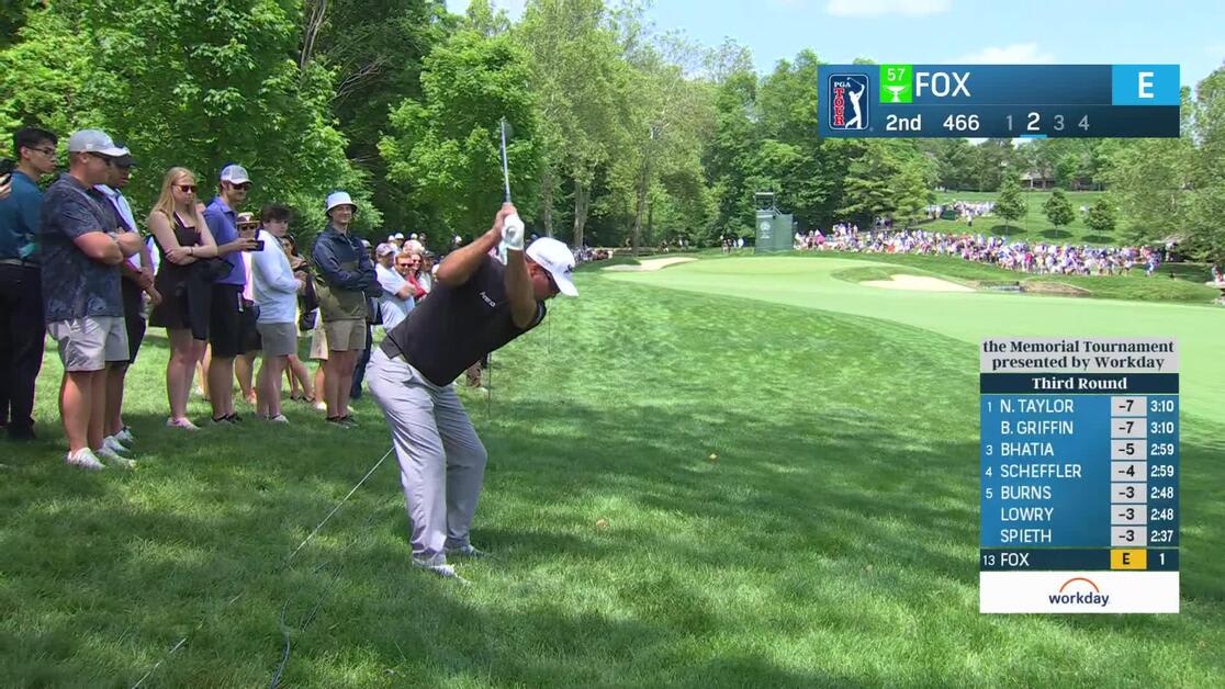 Ryan Fox | Round 3 | 2nd hole | Shot 2 | 2025 the Memorial