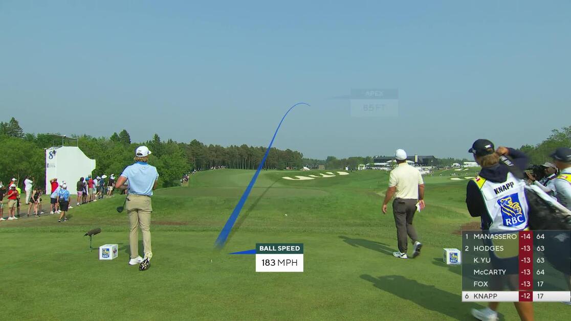 Jake Knapp | Round 3 | 18th hole | Shot 1 | 2025 RBC Canadian