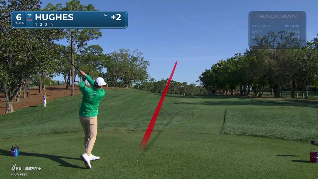 Mackenzie Hughes | Round 3 | 6th hole | Shot 1 | 2025 Valspar