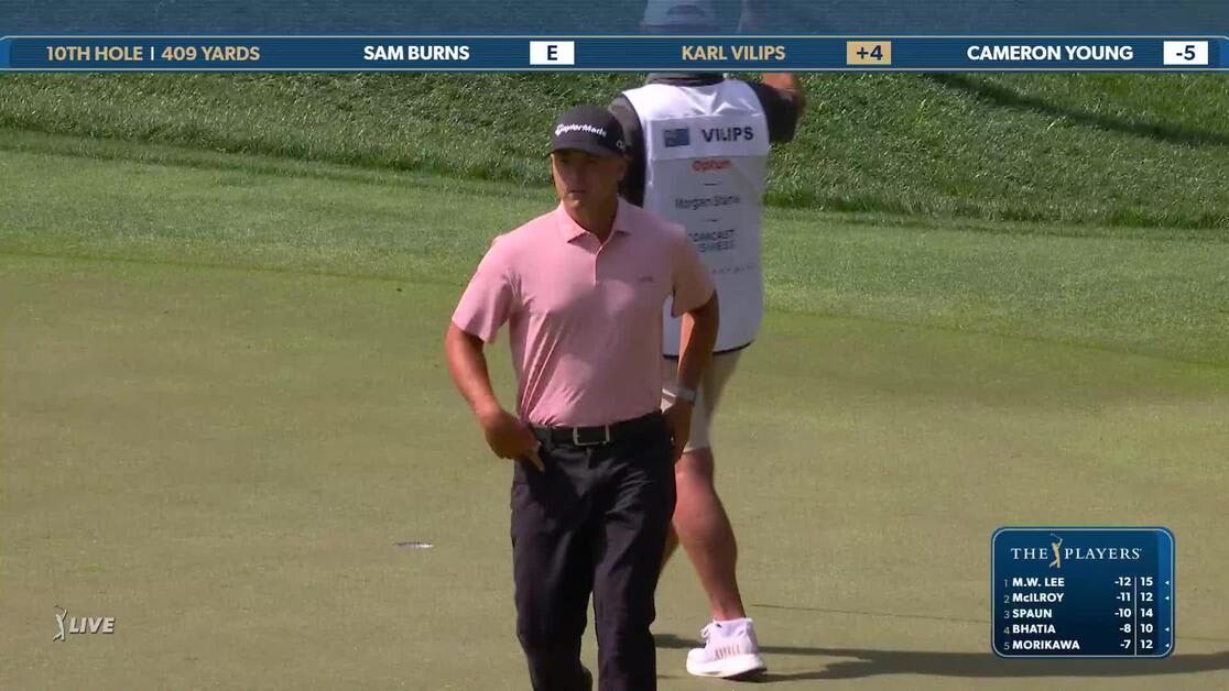Karl Vilips | Round 2 | 10th hole | Shot 4 | 2025 THE PLAYERS