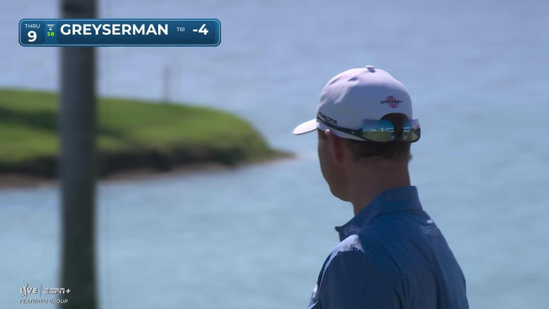 Max Greyserman | Round 2 | 9th hole | Shot 6 | 2025 Cognizant Classic