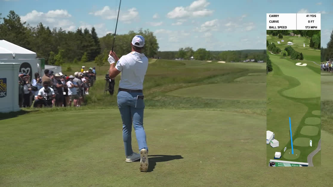 Sam Burns | Round 3 | 1st hole | Shot 1 | 2026 RBC Canadian