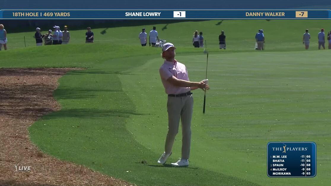 Danny Walker | Round 3 | 18th hole | Shot 2 | 2025 THE PLAYERS