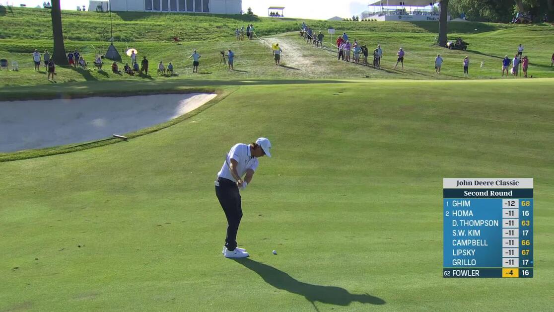 Rickie Fowler | Round 2 | 17th hole | Shot 3 | 2025 John Deere