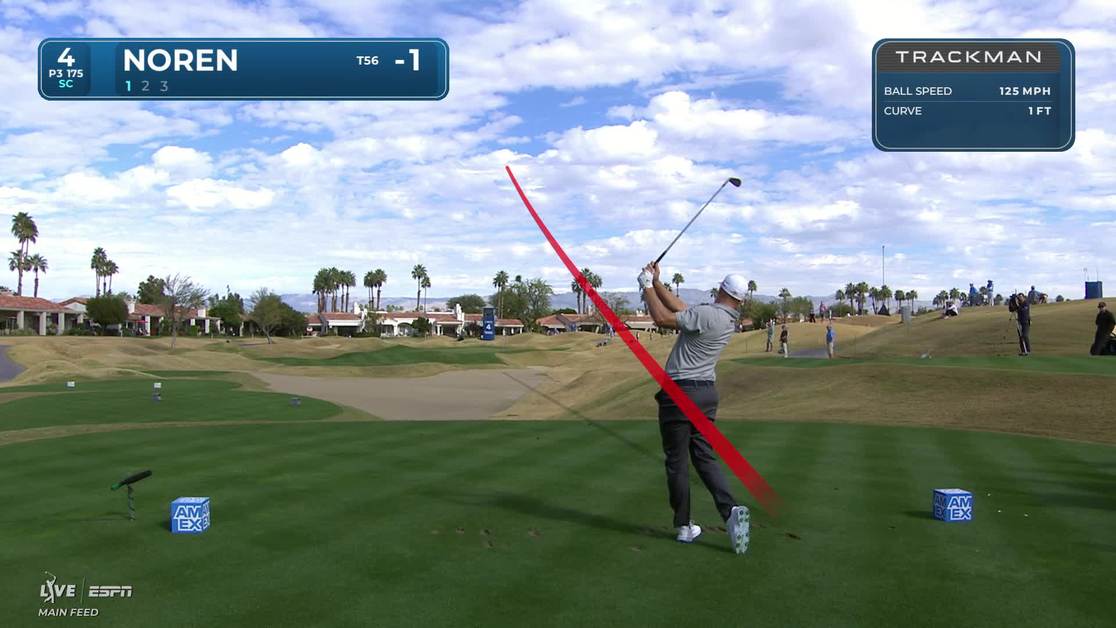 Alex Noren | Round 1 | 4th hole | Shot 1 | 2026 The American Express
