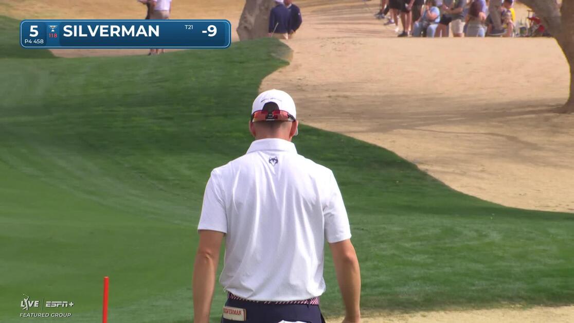 Ben Silverman | Round 4 | 5th hole | Shot 4 | 2025 WM Phoenix Open