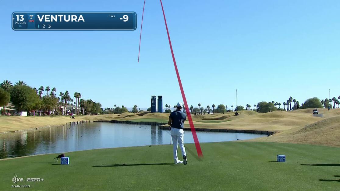 Kristoffer Ventura | Round 4 | 3rd hole | Shot 3 | 2025 The American ...