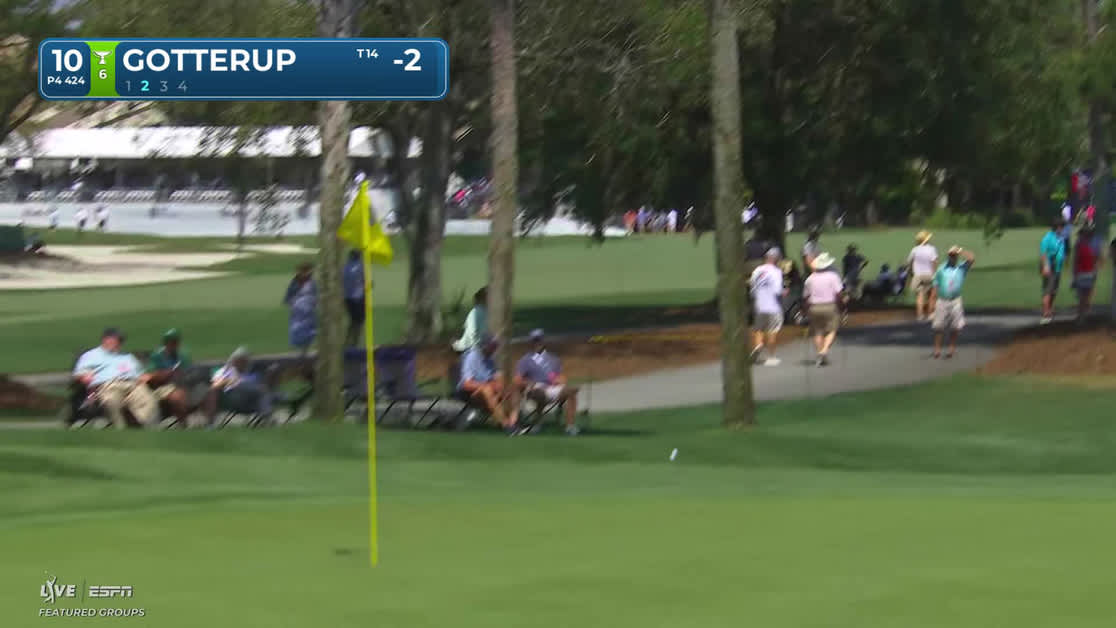 Chris Gotterup | Round 1 | 10th hole | Shot 2 | 2026 RBC Heritage