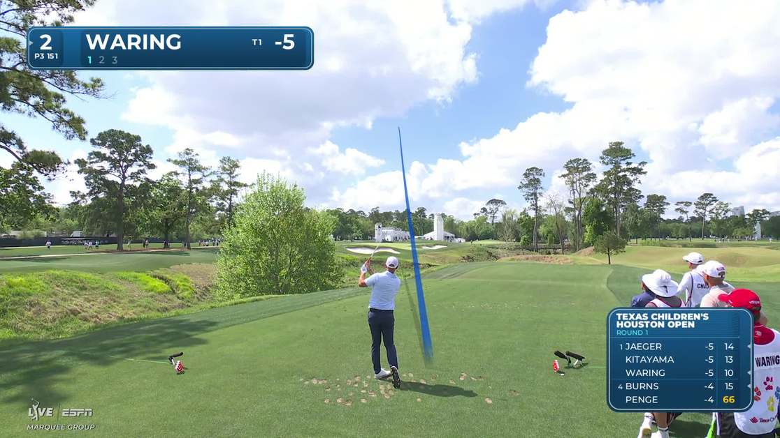 Paul Waring | Round 1 | 2nd hole | Shot 1 | 2026 Texas Children's