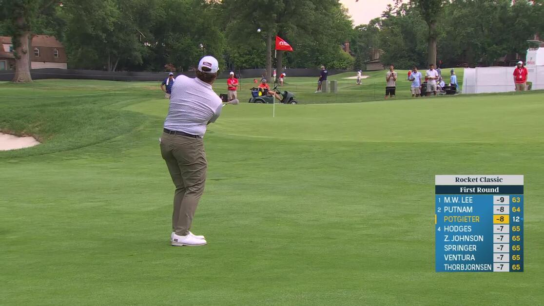 Aldrich Potgieter | Round 1 | 4th hole | Shot 3 | 2025 Rocket Classic