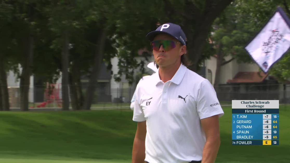 Rickie Fowler | Round 1 | 14th hole | Shot 4 | 2026 Charles Schwab