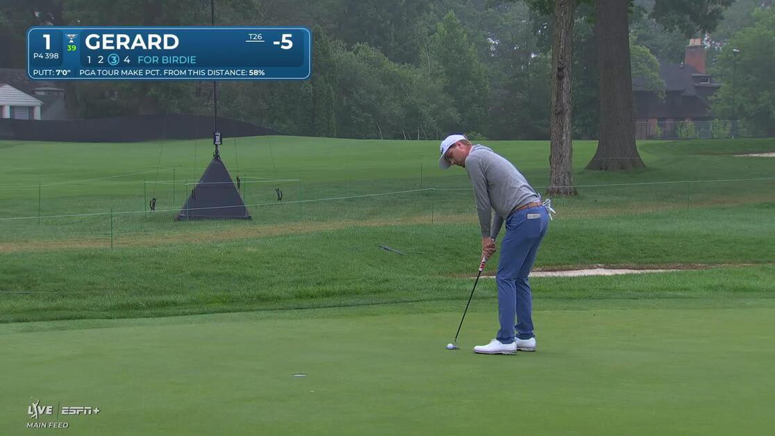 Ryan Gerard | Round 2 | 1st hole | Shot 3 | 2025 Rocket Classic
