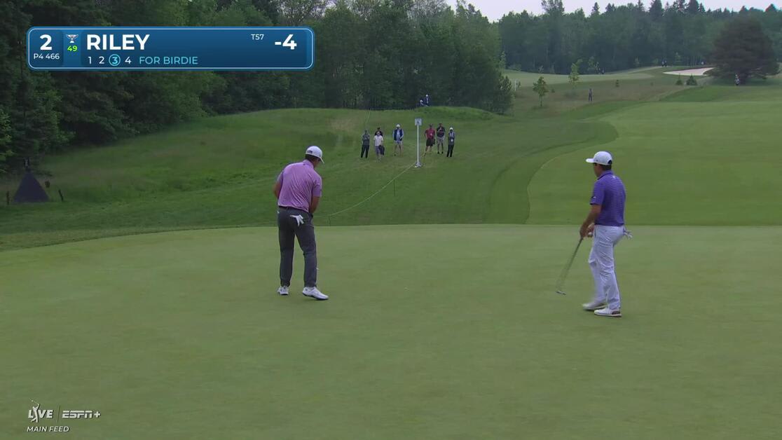 Davis Riley | Round 4 | 2nd hole | Shot 3 | 2025 RBC Canadian