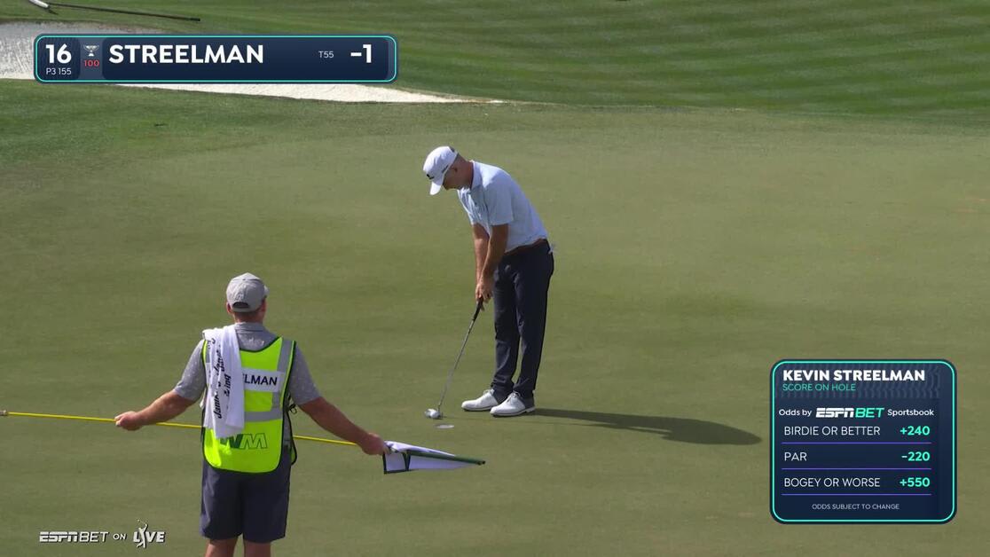Kevin Streelman | Round 2 | 16th hole | Shot 3 | 2025 WM Phoenix Open