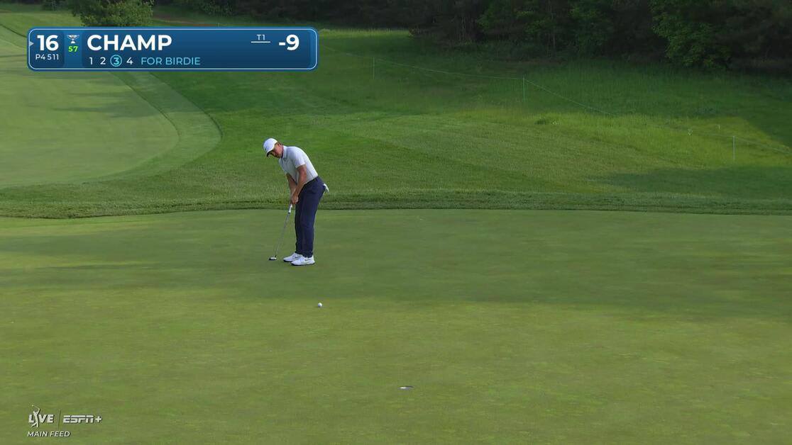 Cameron Champ | Round 2 | 16th hole | Shot 4 | 2025 RBC Canadian