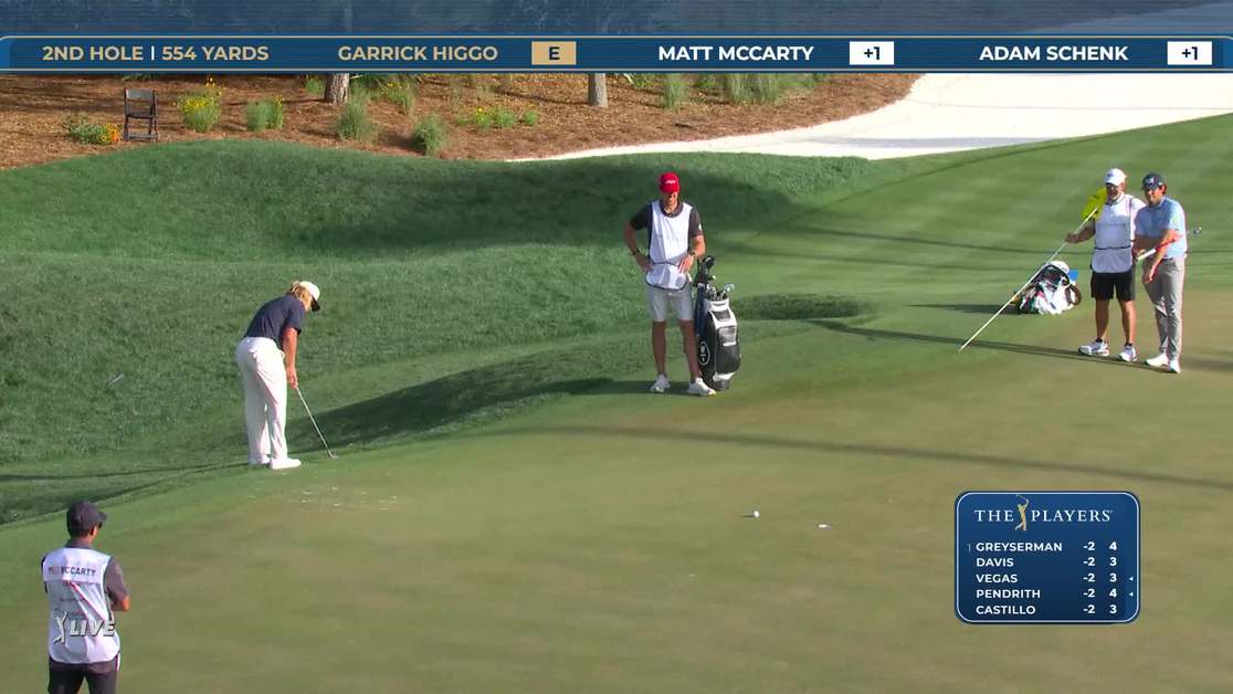 Garrick Higgo | Round 1 | 2nd hole | Shot 5 | 2026 THE PLAYERS
