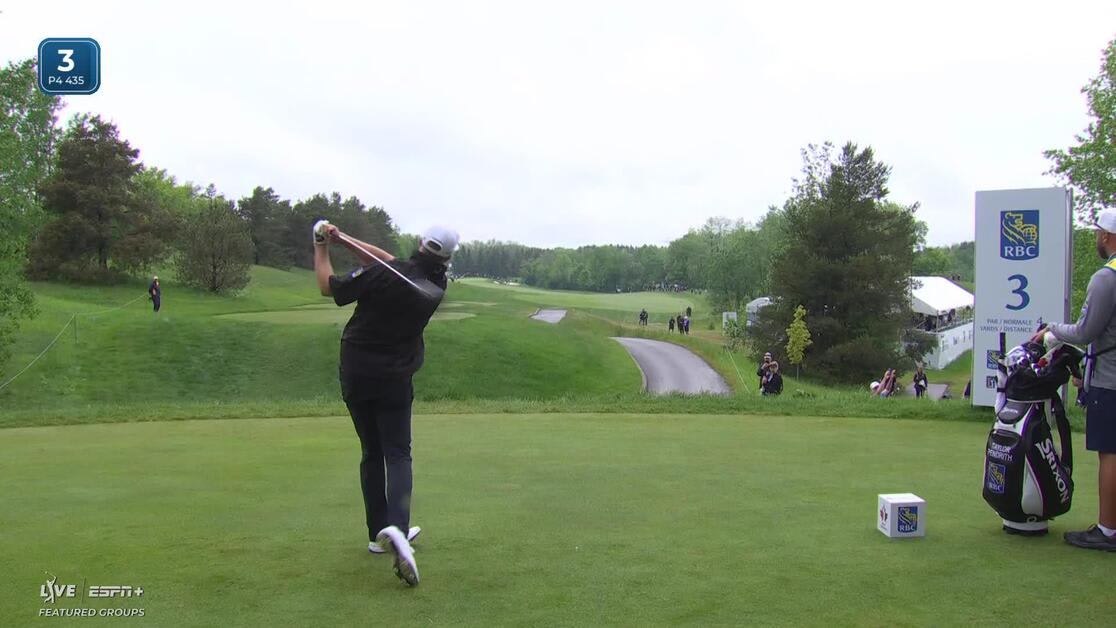 Taylor Pendrith | Round 1 | 3rd hole | Shot 1 | 2025 RBC Canadian
