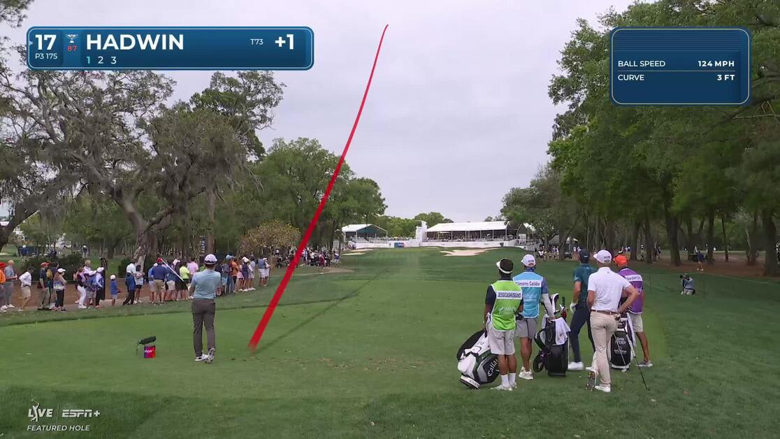 Adam Hadwin | Round 1 | 17th hole | Shot 1 | 2025 Valspar