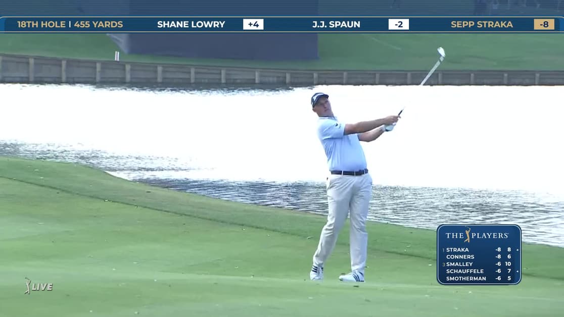 Sepp Straka | Round 2 | 18th hole | Shot 2 | 2026 THE PLAYERS