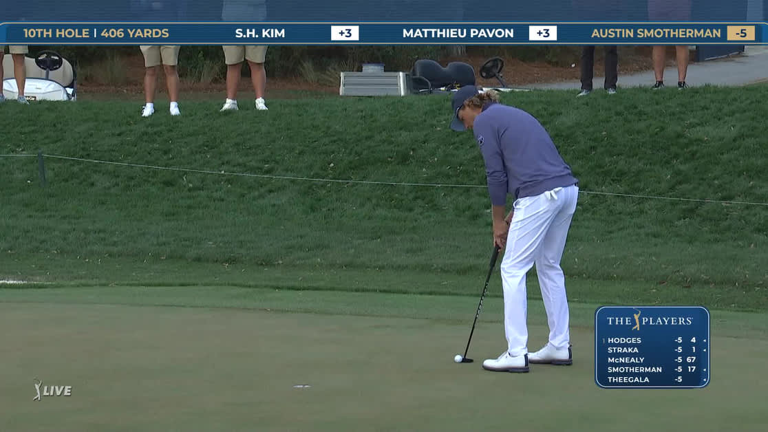Austin Smotherman | Round 1 | 9th hole | Shot 5 | 2026 THE PLAYERS