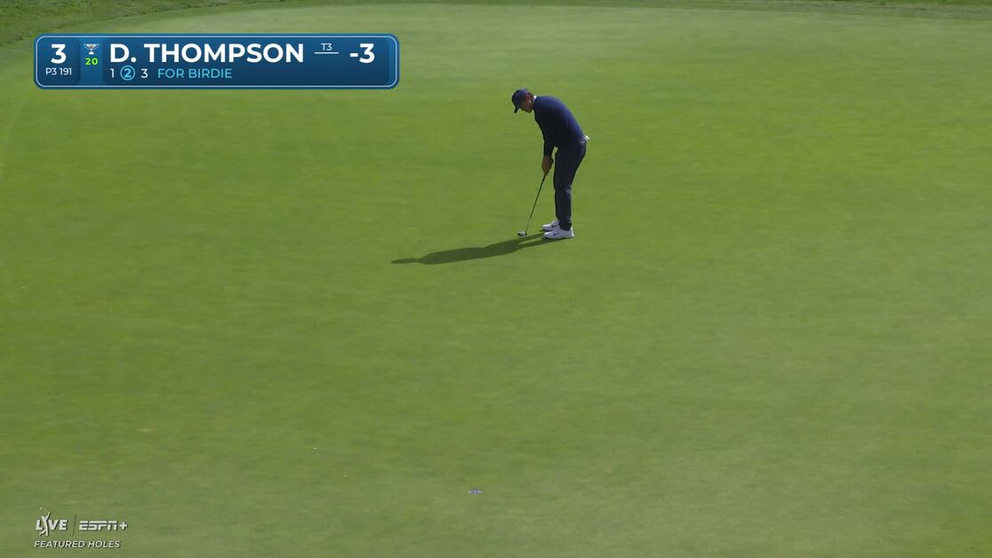 Davis Thompson | Round 2 | 3rd hole | Shot 2 | 2025 Genesis