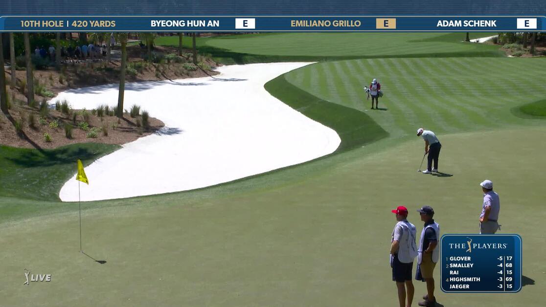 Emiliano Grillo | Round 1 | 10th hole | Shot 3 | 2025 THE PLAYERS