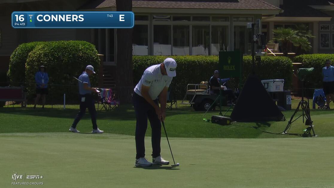 Corey Conners | Round 1 | 16th hole | Shot 4 | 2025 RBC Heritage