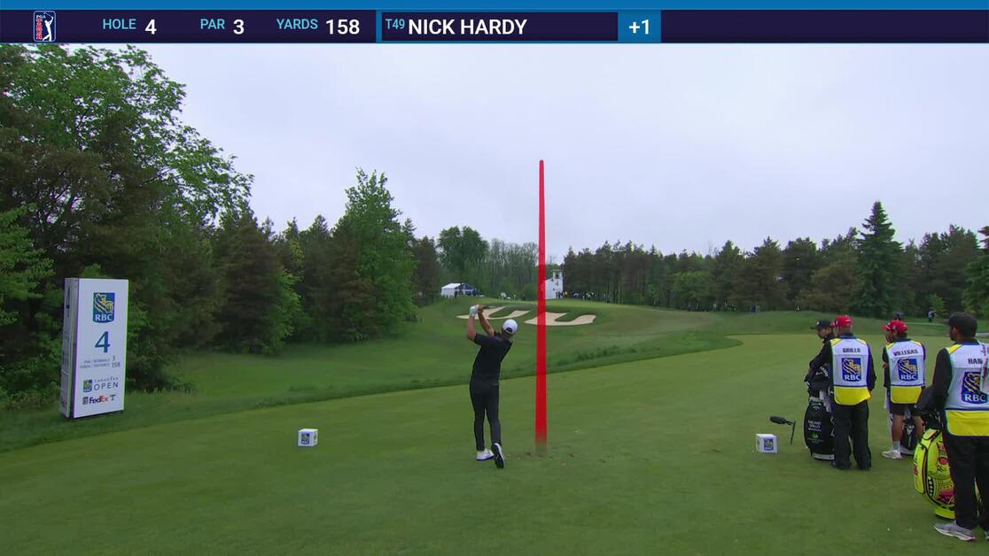 Nick Hardy | Round 1 | 4th hole | Shot 1 | 2025 RBC Canadian