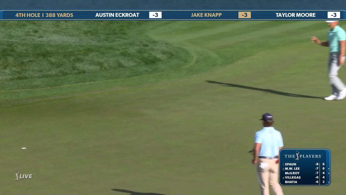 Jake Knapp | Round 2 | 4th hole | Shot 3 | 2025 THE PLAYERS