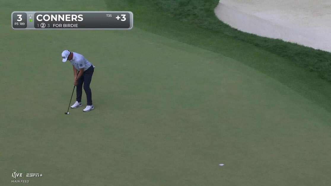 Corey Conners | Round 3 | 3rd hole | Shot 2 | 2025 BMW Championship