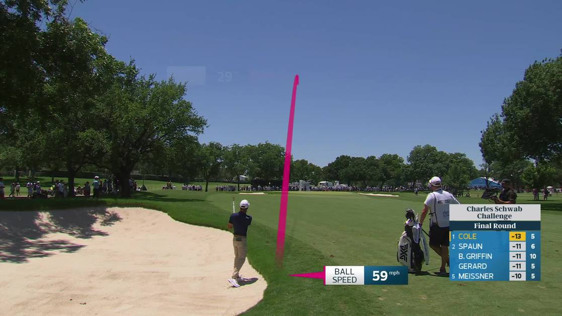 Eric Cole | Round 4 | 6th hole | Shot 2 | 2026 Charles Schwab