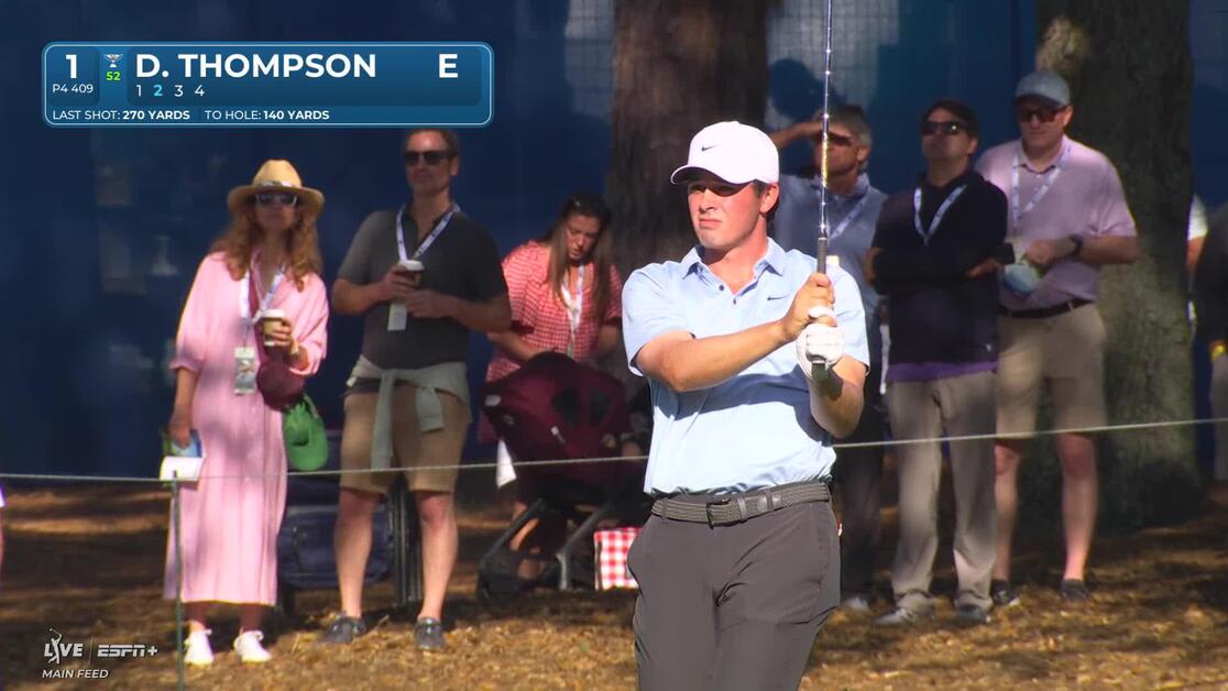 Davis Thompson | Round 1 | 1st hole | Shot 2 | 2025 RBC Heritage