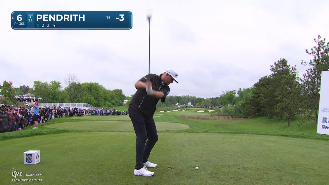Taylor Pendrith | Round 1 | 6th hole | Shot 1 | 2025 RBC Canadian