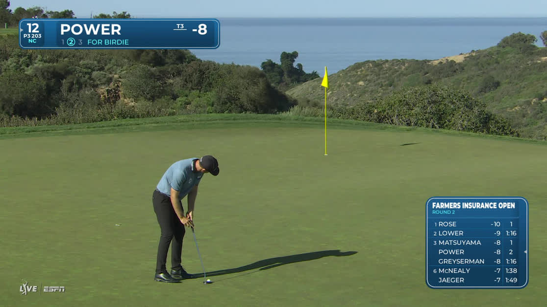 Seamus Power | Round 2 | 12th hole | Shot 2 | 2026 Farmers