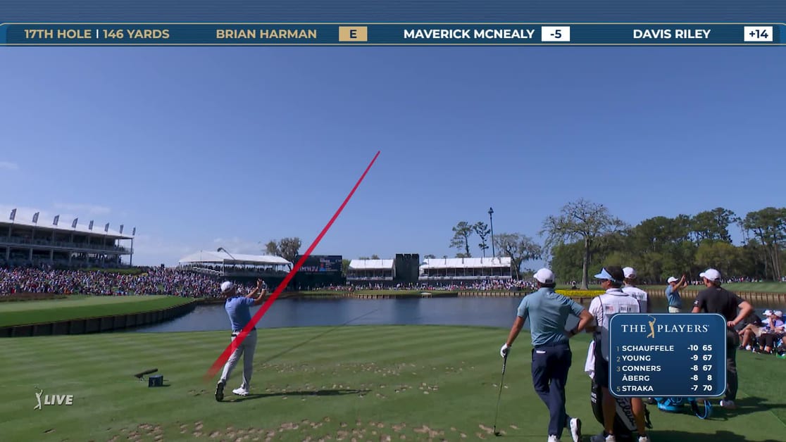 Brian Harman | Round 2 | 17th hole | Shot 1 | 2026 THE PLAYERS