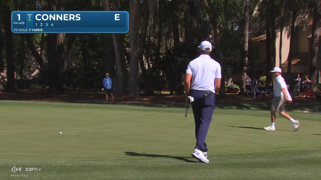 Corey Conners | Round 1 | 1st hole | Shot 3 | 2025 RBC Heritage