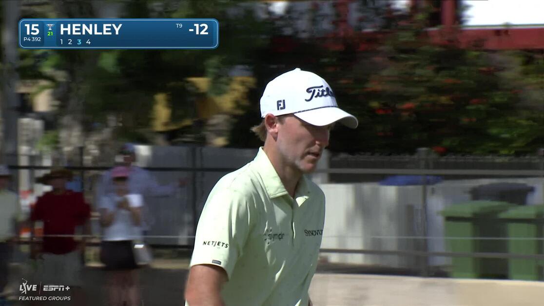 Russell Henley | Round 4 | 15th hole | Shot 3 | 2025 Sony Open
