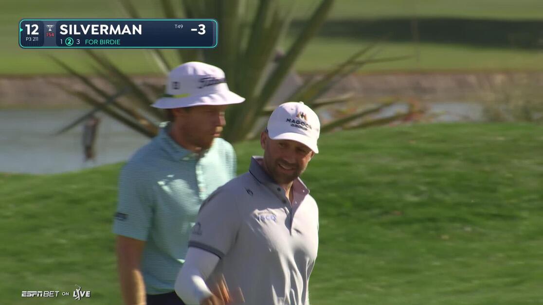 Ben Silverman | Round 3 | 12th hole | Shot 2 | 2025 WM Phoenix Open