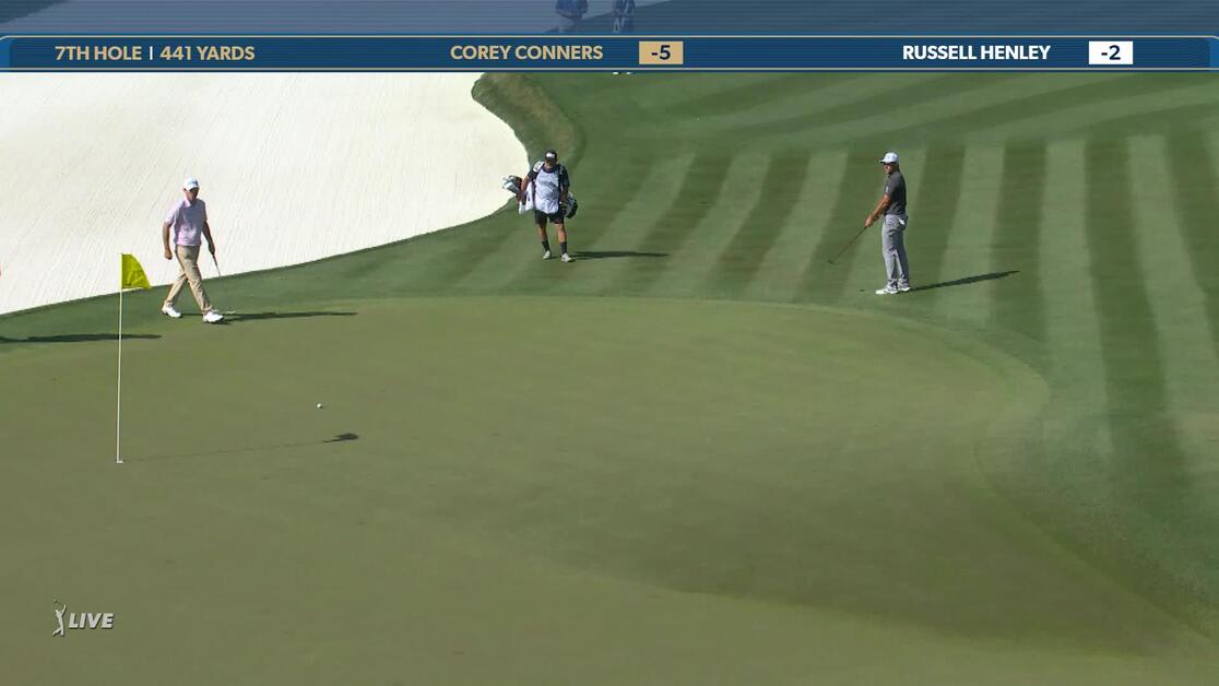 Corey Conners | Round 3 | 7th hole | Shot 3 | 2025 THE PLAYERS
