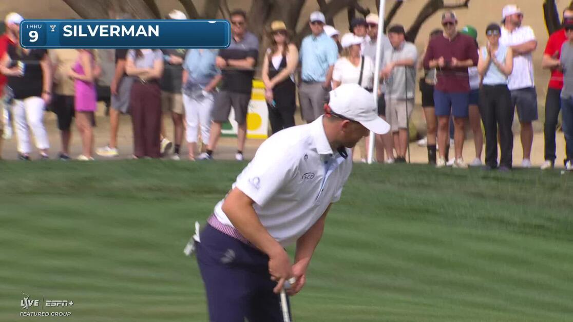 Ben Silverman | Round 4 | 9th hole | Shot 5 | 2025 WM Phoenix Open