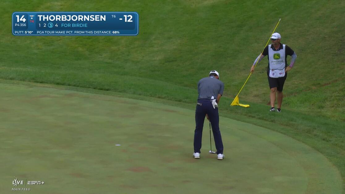 Michael Thorbjornsen | Round 4 | 14th hole | Shot 3 | 2025 John Deere