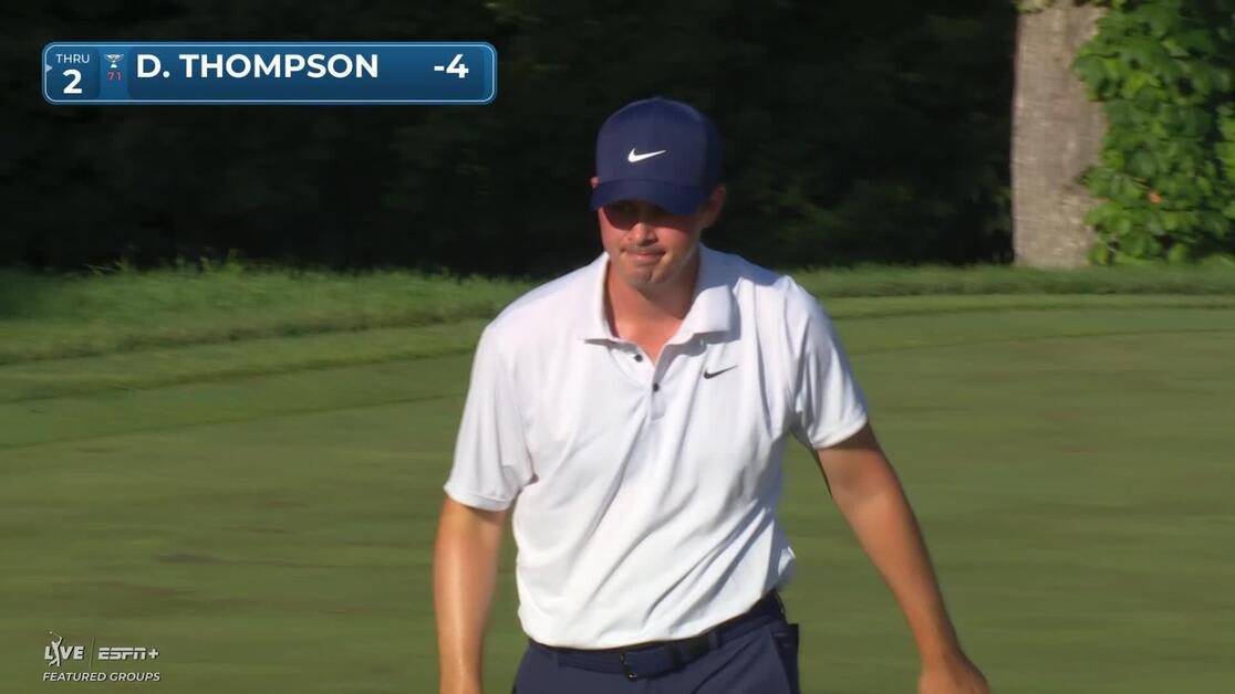 Davis Thompson | Round 2 | 11th hole | Shot 4 | 2025 John Deere