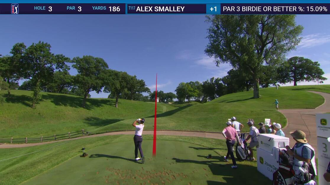 Alex Smalley | Round 2 | 3rd hole | Shot 1 | 2025 John Deere
