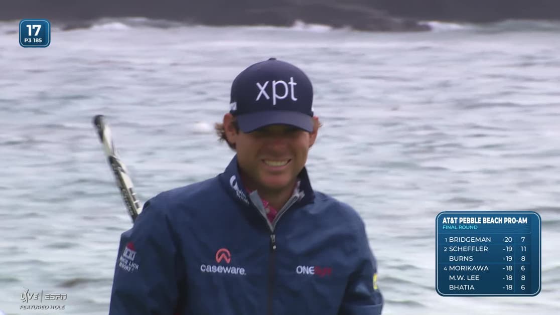 Adam Schenk | Round 4 | 17th hole | Shot 3 | 2026 AT&T Pebble Beach