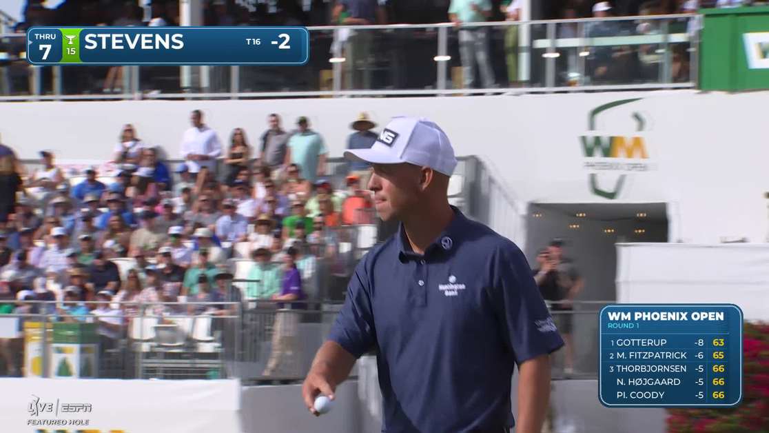 Sam Stevens | Round 1 | 16th hole | Shot 3 | 2026 WM Phoenix Open