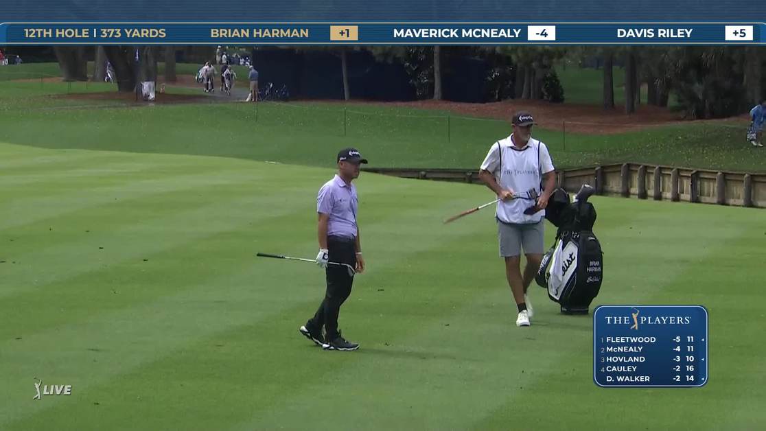 Brian Harman | Round 1 | 12th hole | Shot 2 | 2026 THE PLAYERS