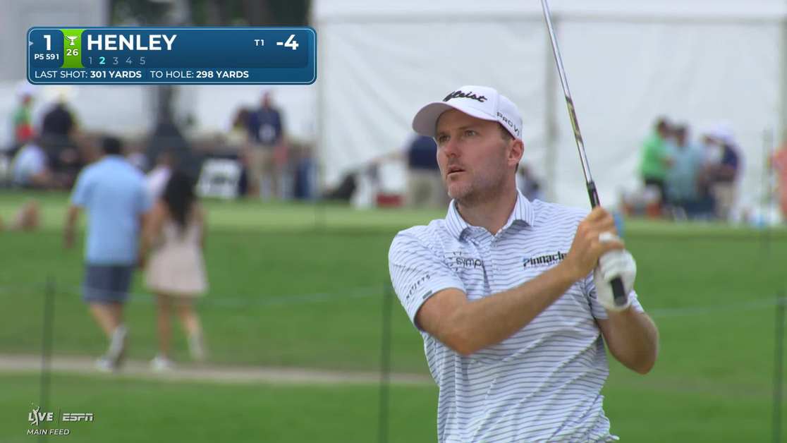 Russell Henley | Round 1 | 1st hole | Shot 2 | 2026 Charles Schwab