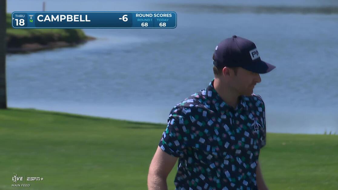 Brian Campbell | Round 2 | 9th hole | Shot 4 | 2025 Cognizant Classic