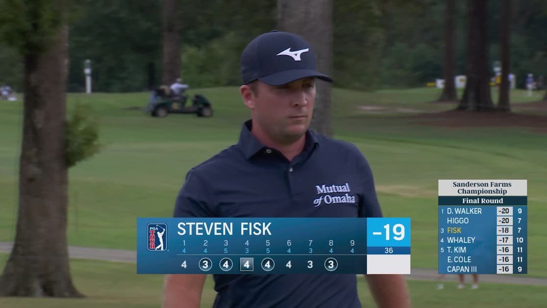 Steven Fisk | Round 4 | 8th hole | Shot 3 | 2025 Sanderson Farms