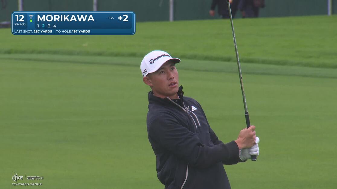 Collin Morikawa | Round 1 | 12th hole | Shot 2 | 2025 Genesis